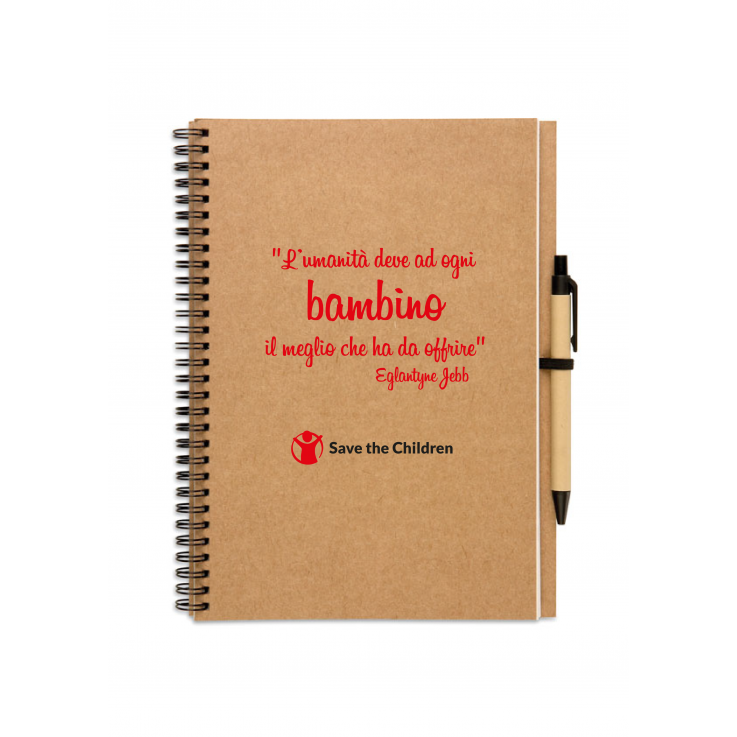 Quaderno con penna umanità - Speciale Back to School